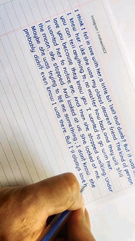 Beautiful Handwriting Samples