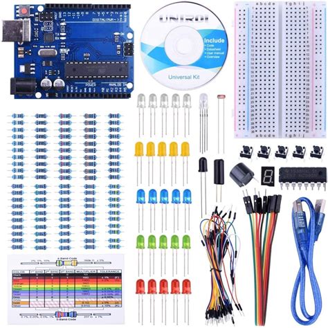 Starter Kit Arduino Uno Uniroi Consommables Nozzler