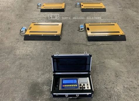 Alluminium Portable Wireless Vehicle Weighing Kit At Rs 200000 Set In Chennai
