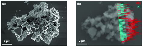 Sem Micrograph A And Edx Line Scan In The Same Region With Mn In Red
