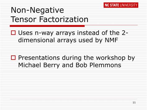 Ppt Non Negative Matrix Factorization Powerpoint Presentation Free