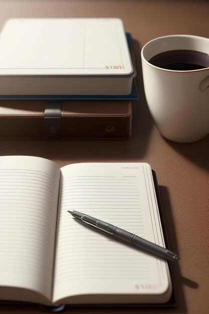 Premium Ai Image A Notebook Amp Pen