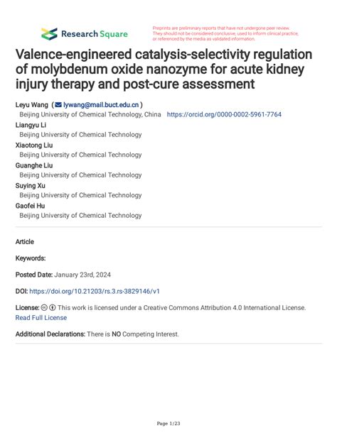 Pdf Valence Engineered Catalysis Selectivity Regulation Of Molybdenum