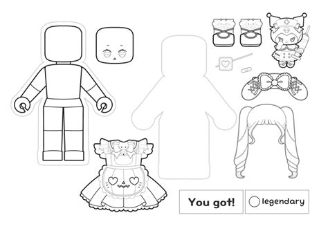 Paper Diy 🎃로블록스x산리오 할로윈 블라인드백 🎃 무료도안 무료배포 네이버 블로그