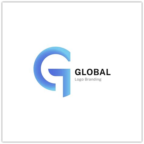 글자 G 로고 디자인 프리미엄 벡터