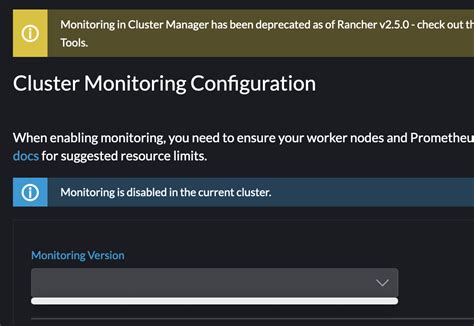 Bug Ui Doesnt Show Monitoring V1 Legacy Versions To Install On 2