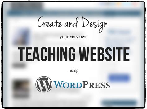 build a website with wordpress