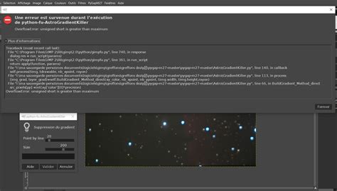 Plugins Et Scripts Astro Pour Gimp Page Logiciels Webastro