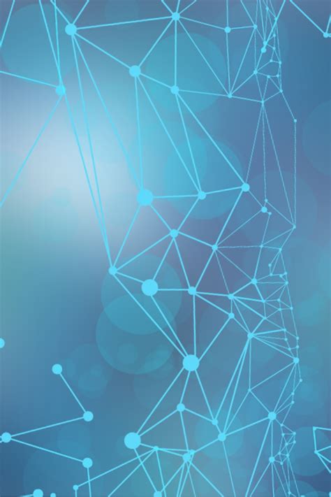 Blue Geometric Graphic Business Tech Poster Background Psd Wallpaper