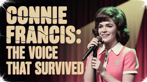 Connie Francis Superstar Of The Early 1960s Pop Scene Youtube