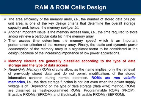 Solution Rom Ram Cells Design Studypool