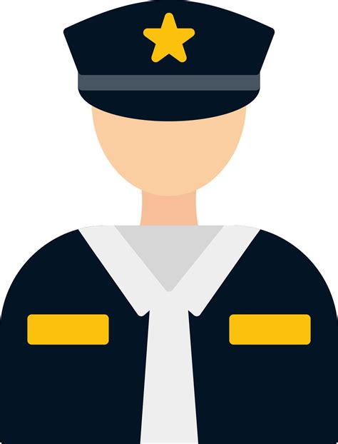 Officer Flat Icon 37373423 Vector Art At Vecteezy