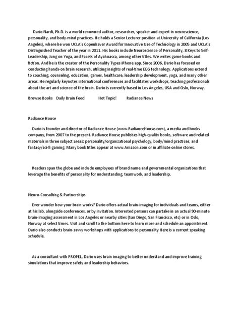 Dario Nardi Pdf University Of California Leadership