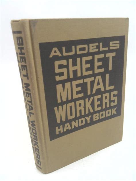Audels Sheet Metal Workers Handy Book For Pattern Layout Men By Frank D Graham Etsy