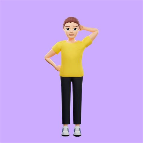 Premium Photo Raster Illustration Of Man Thinking About The Problem A