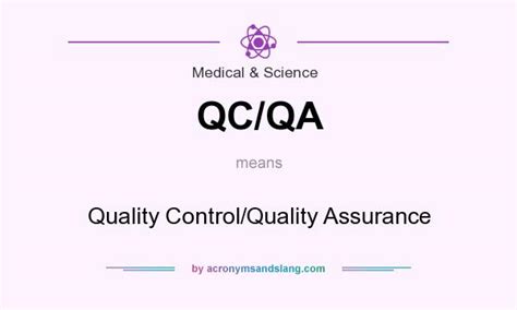 What Does QC QA Mean Definition Of QC QA QC QA Stands For Quality Control Quality Assurance