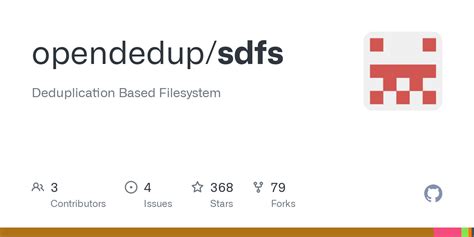 Github Opendedupsdfs Deduplication Based Filesystem