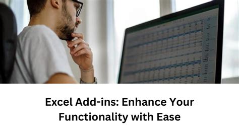 Excel Add Ins Enhance Your Functionality With Ease By Bannett Medium