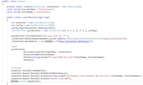 Consumer Driven Contract Testing With PactNet C CodeProject