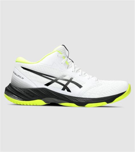 Asics Netburner Ballistic Ff Mt 3 Mens White Gunmetal The Athletes Foot