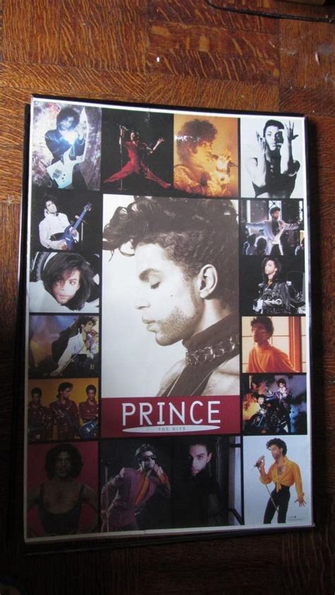 Prince The Hits Promo Poster Every Era 1993 Paisley Park Great Shape
