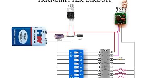 How To Control Two DC Motor Using RF Transmitter And Receiver Module Usi