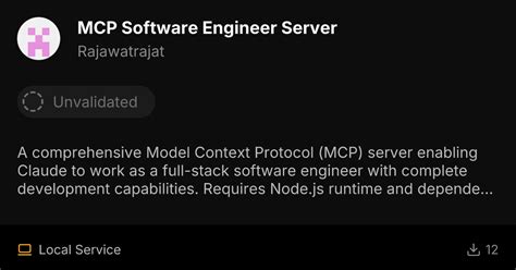 Mcpソフトウェアエンジニアサーバー Mcp Servers · Lobehub