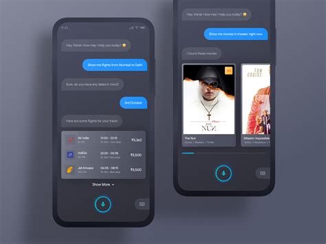 Virtual Assistant Dark Ui By Vishal Chavan On Dribbble Virtual Assistant Dark Ui By Vishal Chavan On Dribbble