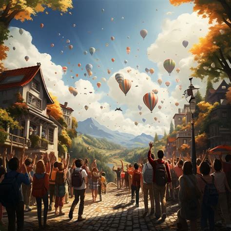 Premium AI Image World Hello Day