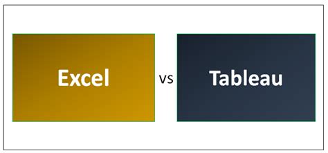excel vs tableau top 10 significant comparison you need to learn