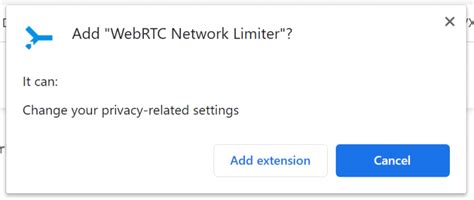 Installing The WebRTC Network Limiter Extension For Google Chrome TetraVX Support
