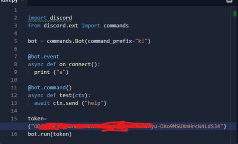 how do make sure the bot token isn t seen in the code it s my first