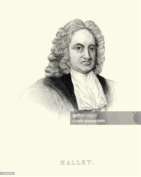 Portrait Of Edmond Halley High Res Vector Graphic Getty Images