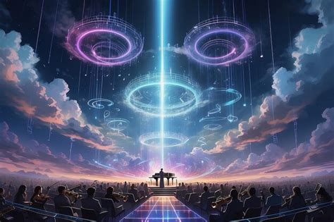 premium photo symphony of code and sound