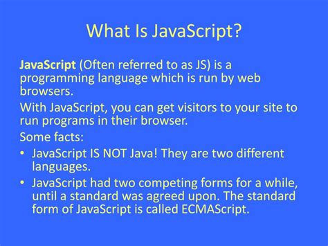 PPT Introduction To JavaScript PowerPoint Presentation Free Download ID