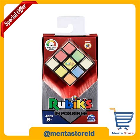 Jual Rubiks 3x3 Impossible Cube Rubik Speedcube Spin Master Original