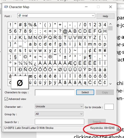How To Use Character Maps And Unicode ProofreadingPal