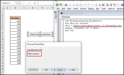 Reasons And Solutions For Excel Object Required Error In Vba