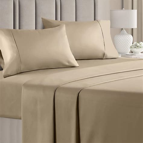 1000 Thread Count Sheet Set 100 Cotton Bed Sheets