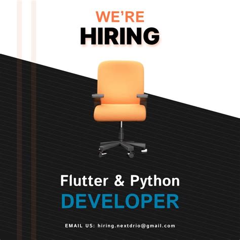 Flutter Python Flutter Python Developer Hiring Techcareers