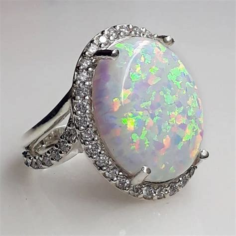 Fire Opal Ring Etsy
