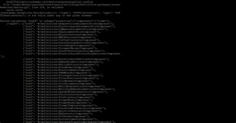 haystack component with the name pdftotextconverter not found