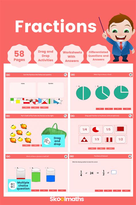 Year 2 Fractions Of Amounts Interactive Digital Maths Activities Teaching Resources
