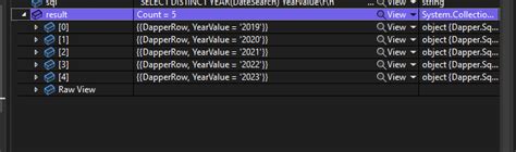 C Issues Turning Dapper Query Into A List Stack Overflow