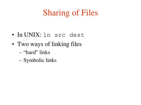 file systems directories revisited shared files ppt download