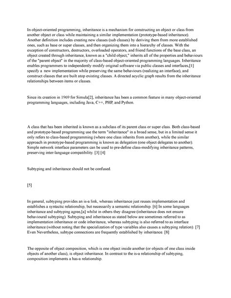 Inheritance Lecture Notes On Mathematical Olympiad Courses In Object Oriented Programming