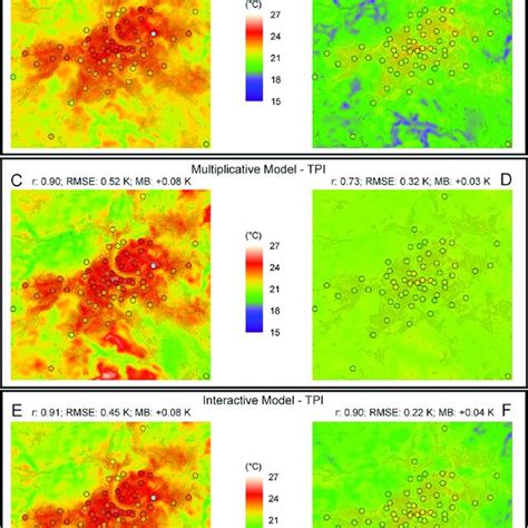 Predicted Mean Nighttime Air Temperatures Derived From The Add A And