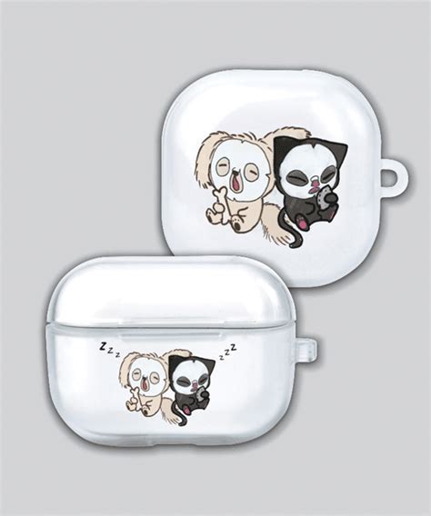 에이블리 단독💘 깜냥이 누렁이 마스크팩 무선이어폰 케이스 에어팟프로2 에어팟3 에어팟4 국산 투명 디자인 젤리 버즈라이브케이스 버즈케이스 버즈 버즈3 버즈3케이스 에이블리