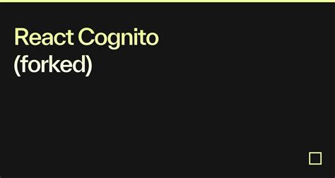 Aws Cognito React Ui Examples Codesandbox