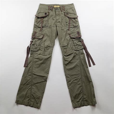 여자 카고바지 밀리터리 멀티포켓 여성 팬츠 사이즈27 헬로마켓